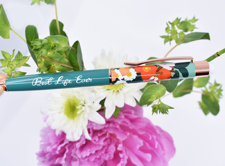 Best Life Ever Pen, Floral – Happier To Give