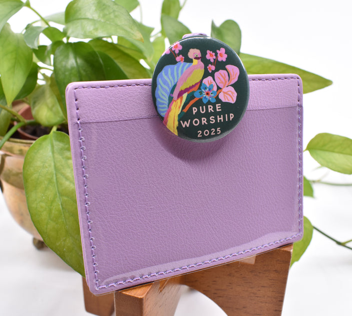Convention Badge Holder : Light Lavendar – Happier To Give