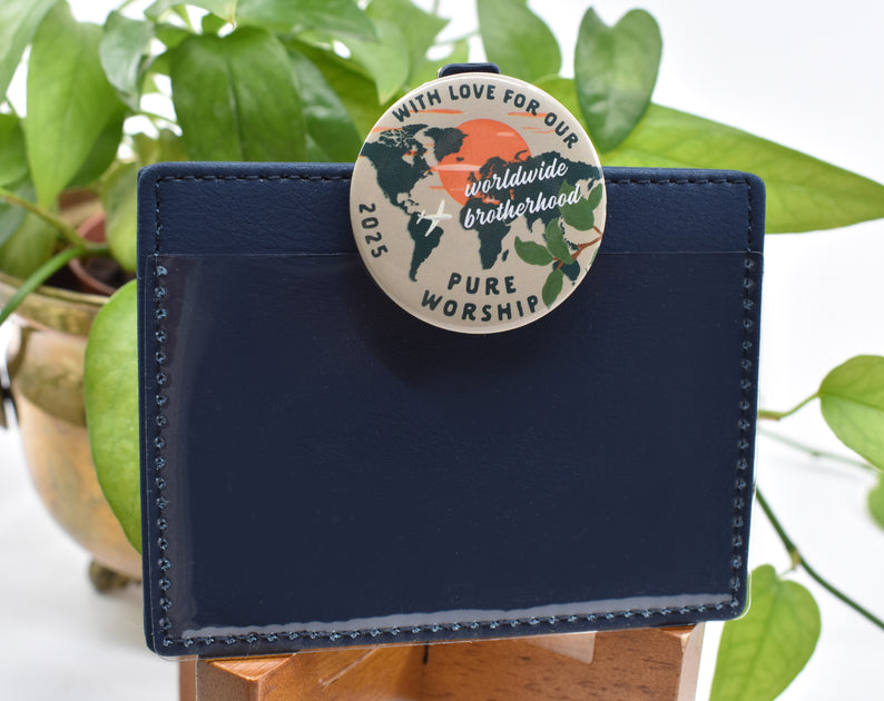 Convention Badge Holder : Dark Blue – Happier To Give