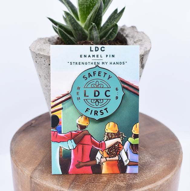 LDC Enamel Pins – Happier To Give