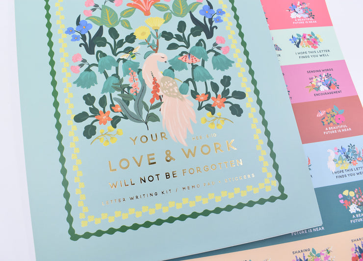 Letter Writing Kit : 3 Sticker Sheets – Happier To Give