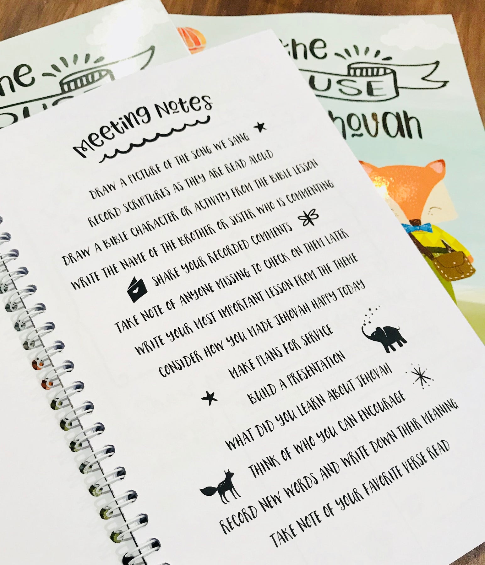 Children's Meeting Workbook : All Meetings Included : Notes & Illustra ...