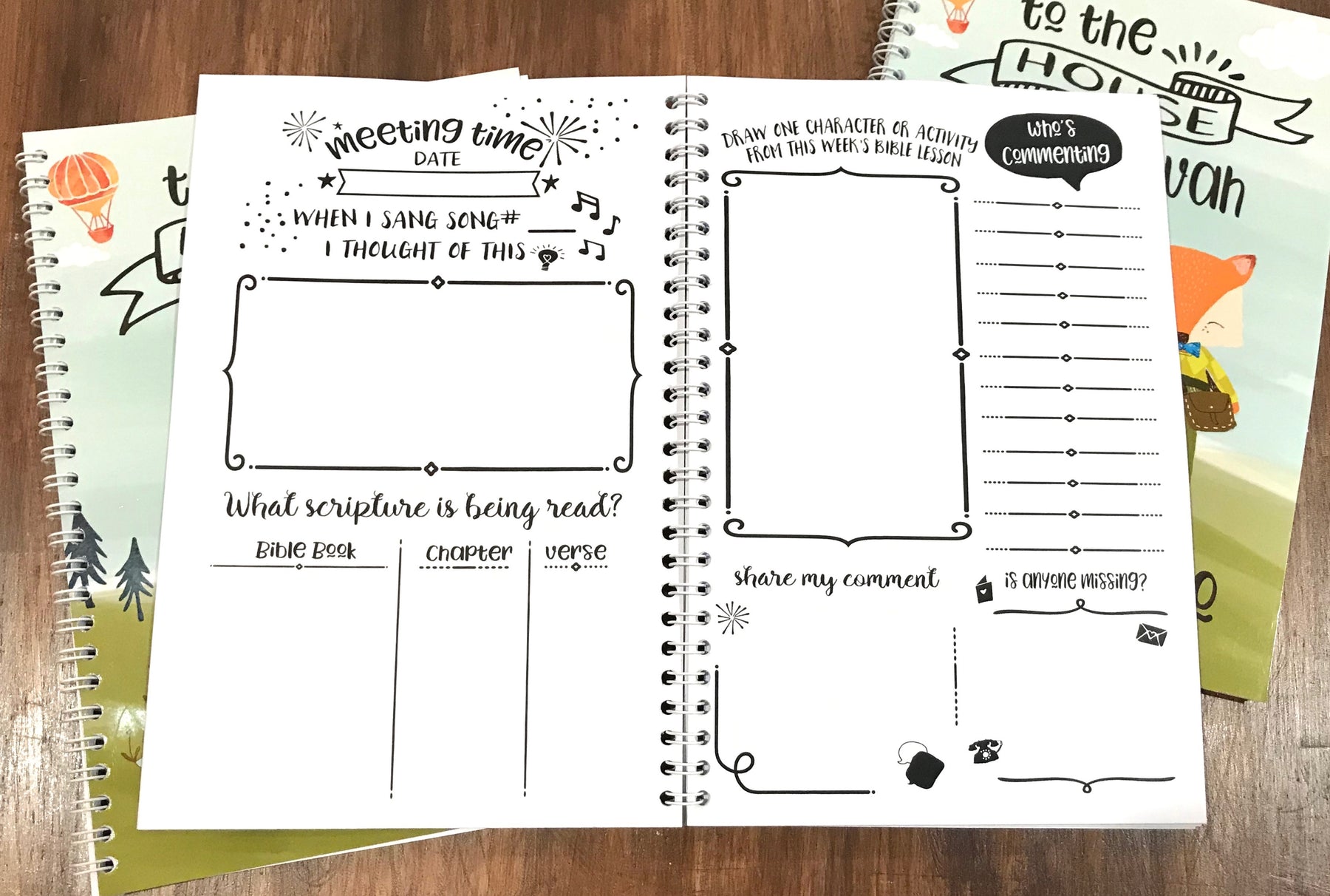 Children's Meeting Workbook : All Meetings Included : Notes & Illustra ...