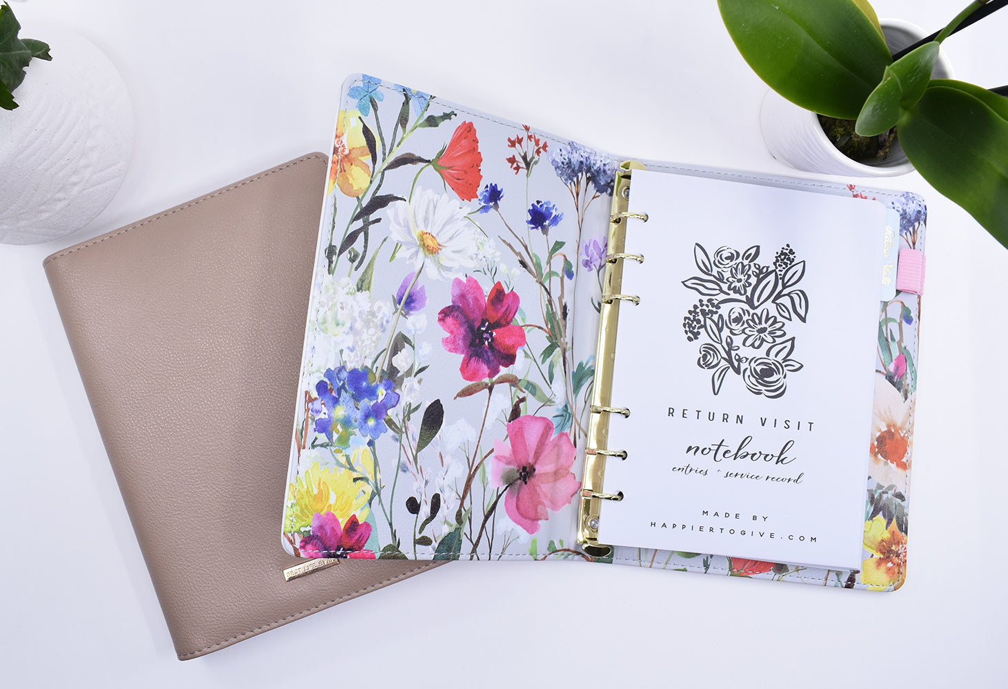 Pioneer Planner / Return Visit Compact Binder : Loose Leaf Pages ...