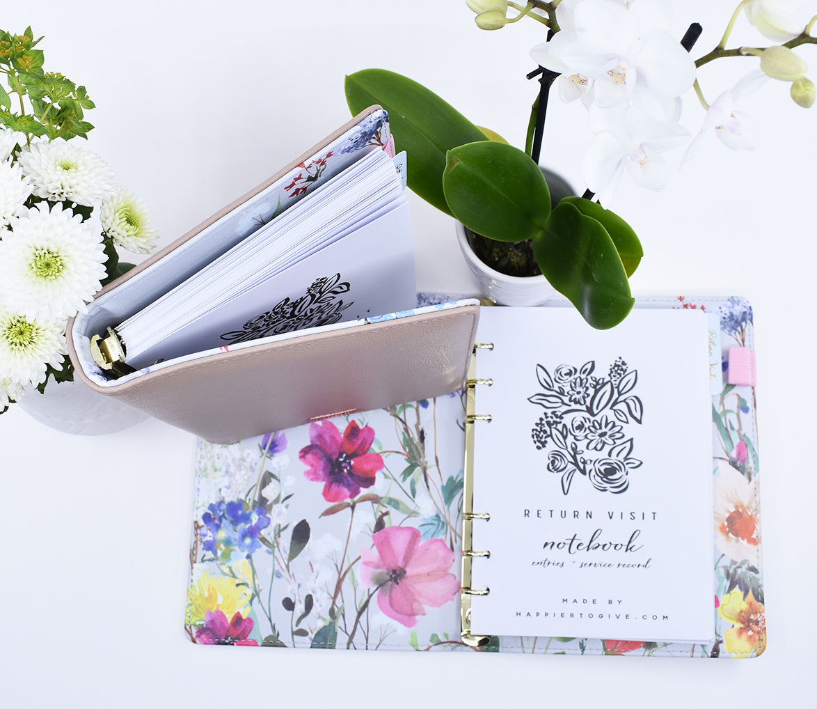 Pioneer Planner / Return Visit Compact Binder : Loose Leaf Pages ...
